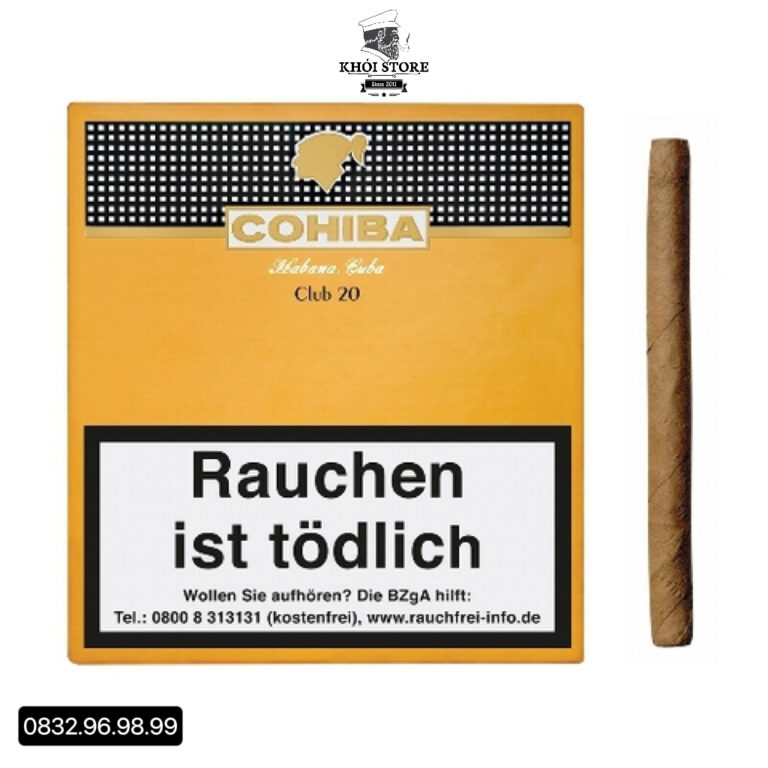 Xì Gà COHIBA CLUB 20 ĐIẾU - Khói Store - Thuốc lá sợi, Thuốc tẩu, Xì gà