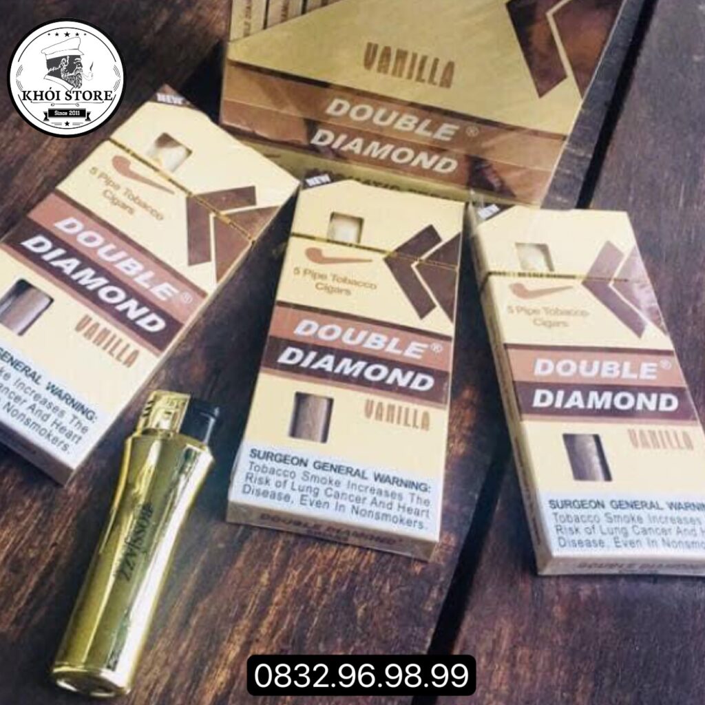 Xì gà Double Diamond Vanilla - Khói Store - Thuốc lá sợi, Thuốc tẩu, Xì gà