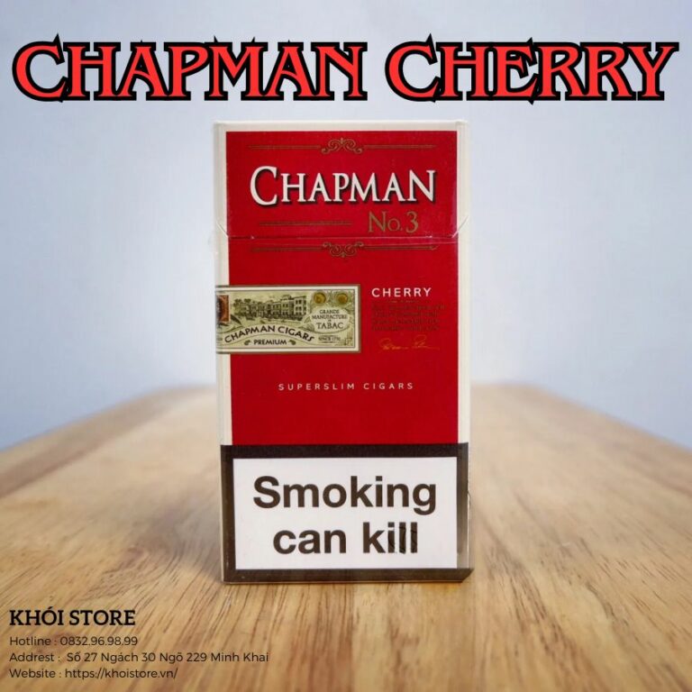 Thuốc lá Chapman Cherry No3 - Khói Store - Thuốc lá sợi, Thuốc tẩu, Xì gà