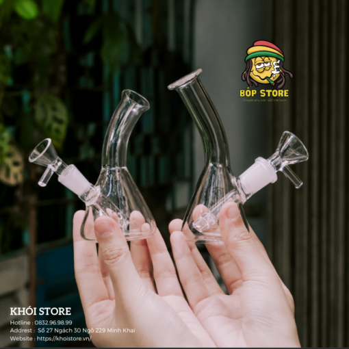 Boong Thủy Tinh Mini Beaker - Khói Store - Thuốc lá sợi, Thuốc tẩu, Xì gà